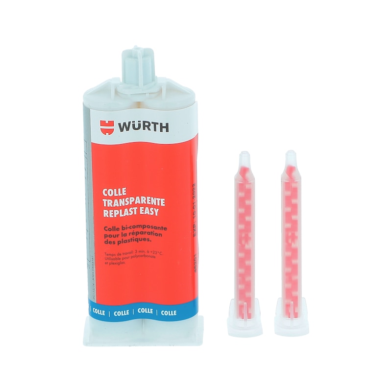 Colle REPLASTeasy transparente pour plastique | WURTH