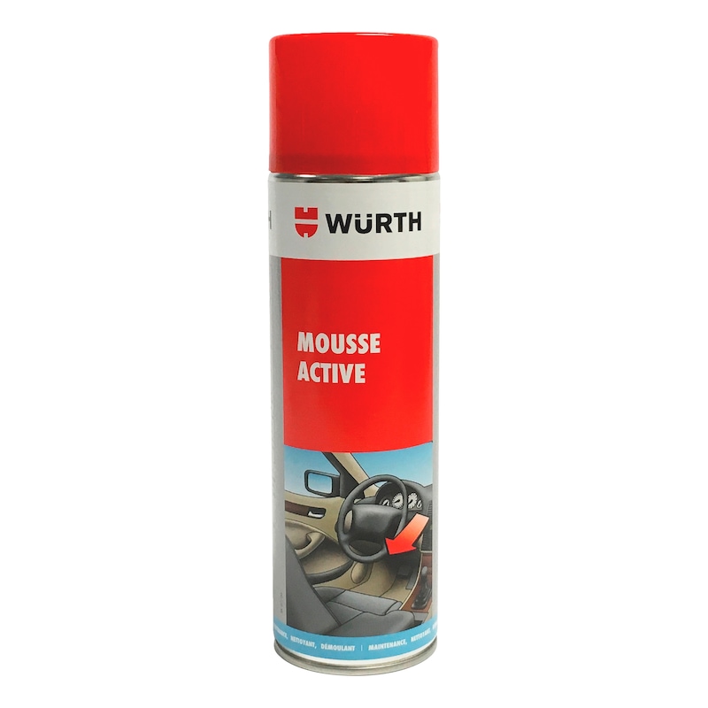 Mousse nettoyante pour habitacle de véhicule - Active Clean | WURTH