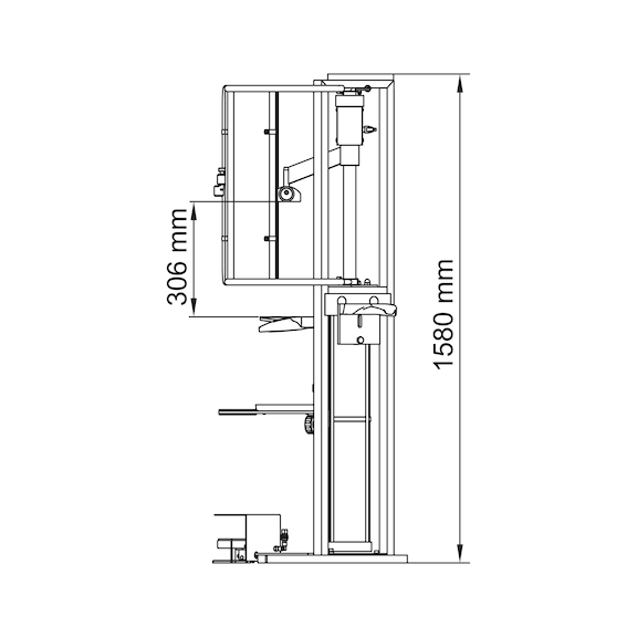 coil spring compressor drawing