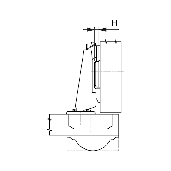 concealed hinge cad file