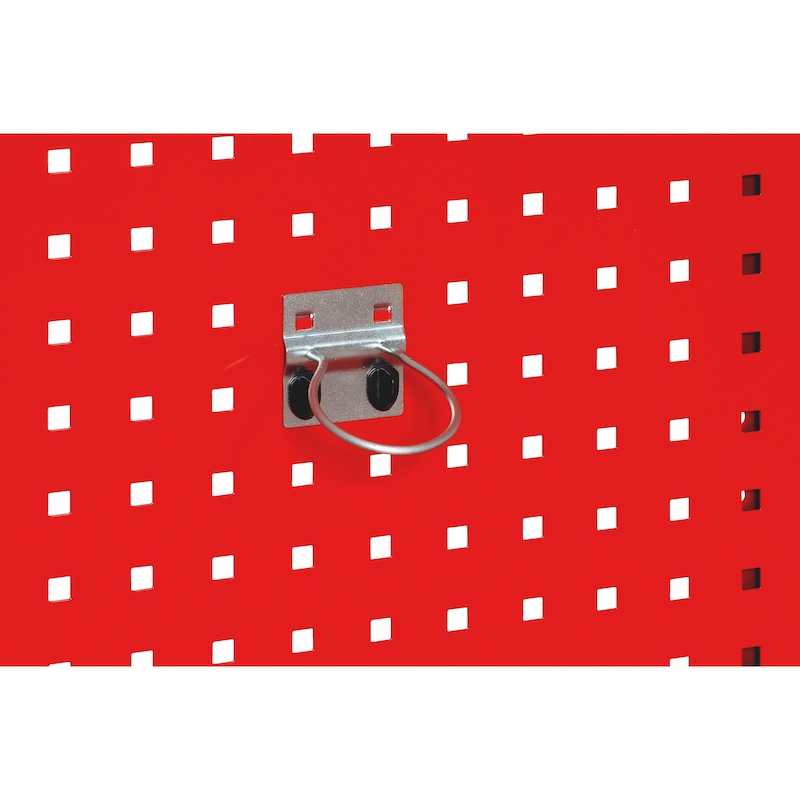 Support rond avec clips pour plaques perforées, servantes et étagères ...