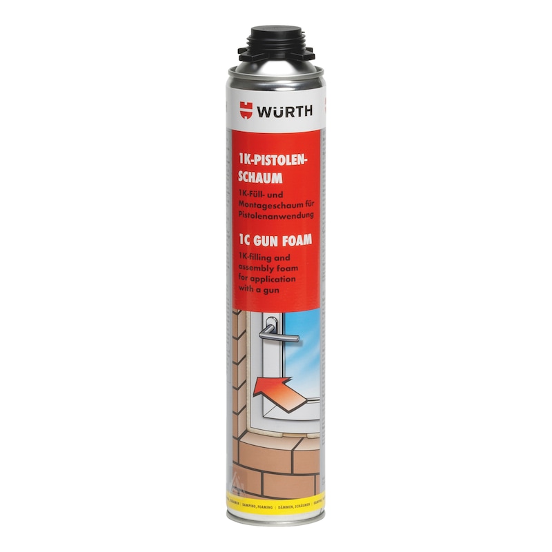 Installation and filling foam for gun application | WÜRTH