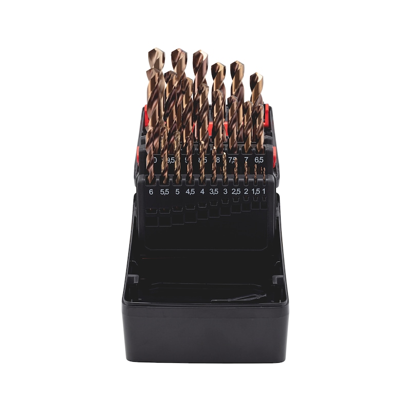 Buy Tw. drill bit HSCo DIN338 BRZ spread 25 pcs Sysko online
