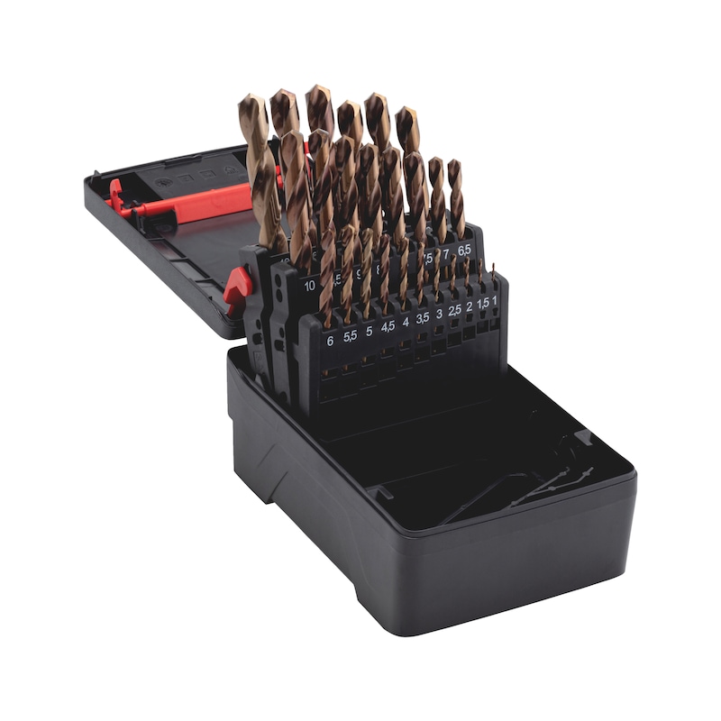 Buy Tw. drill bit HSCo DIN338 BRZ spread 25 pcs Sysko online