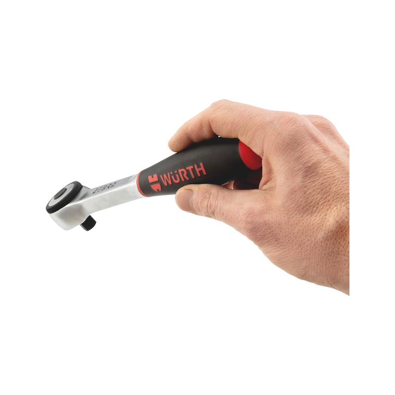 Cliquet réversible 1/2 pouce avec poignée rotative | WURTH