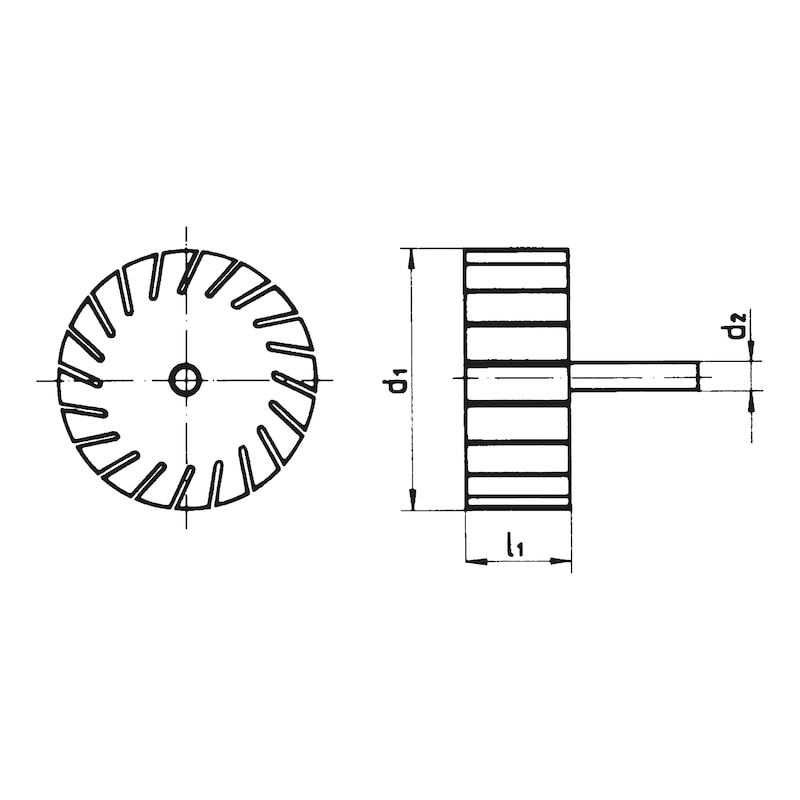 Buy Sanding belt support for serrated grinding sleeve online
