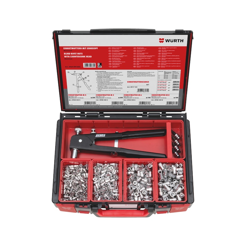 Buy Rivet nut assortment/set online | WÜRTH