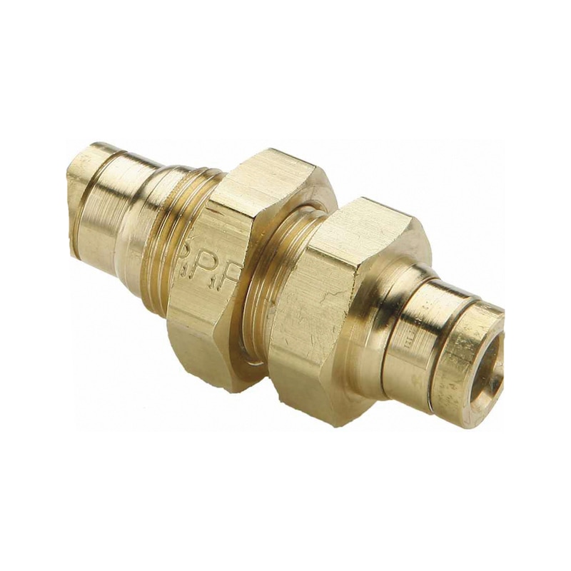 Buy Push-In straight Bulkhead connection online