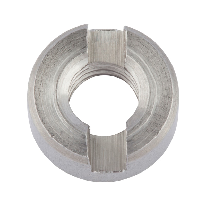 Buy Slotted round nuts DIN 546, steel, plain (03370118) | WÜRTH