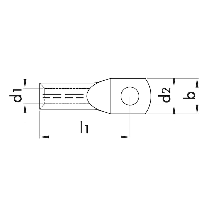 Buy Compression cable lug DIN 46235 online | WÜRTH