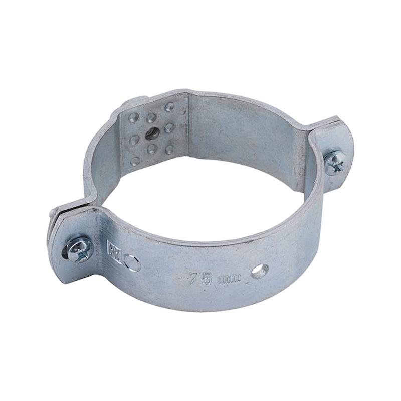 Pijpbeugel zonder rubber voor polyethyleen buizen