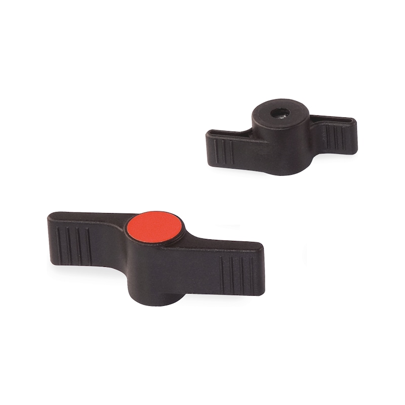 Buy Butterfly handle with fixed nut, steel online