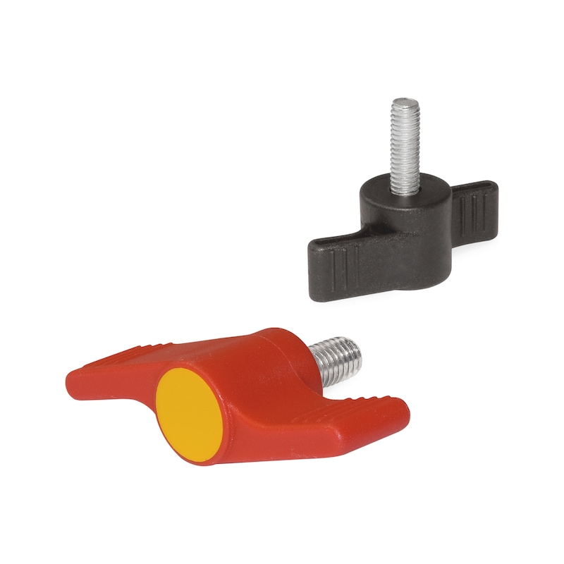 Buy Butterfly handle with fitted nut, steel online