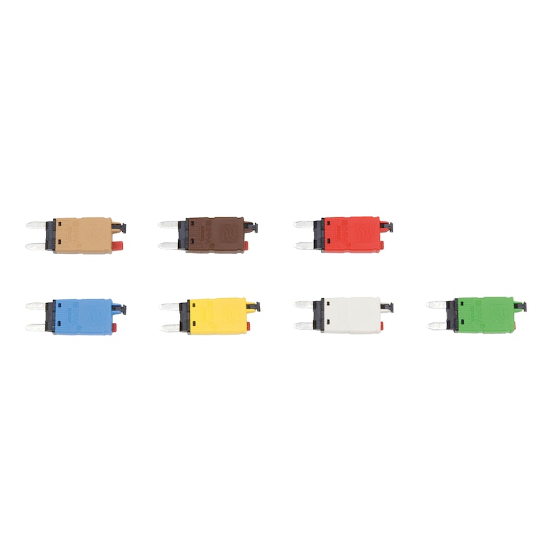 Resettable fuse set, MINI reset switch