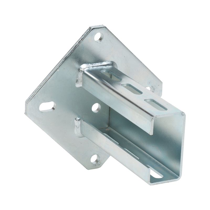 Pied de rail de montage Varifix 41/86 large | WURTH