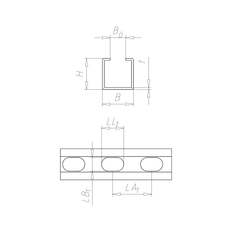 Buy VARIFIX strut channel 28/28 (0862001003) | WÜRTH