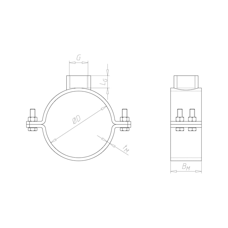 Buy Fixed point clamp TIPP, Inch online