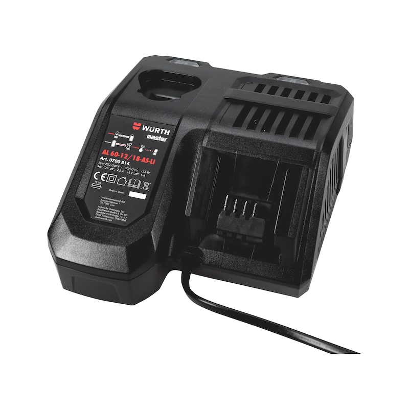 Chargeur AL 60-12/18-AS-LI pour pistolet et clé à chocs à batterie | WURTH