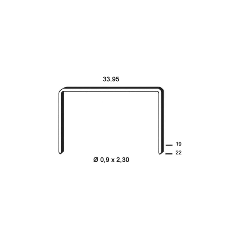 Agrafes série BM SW9040 pour fermeture de cartons | WURTH