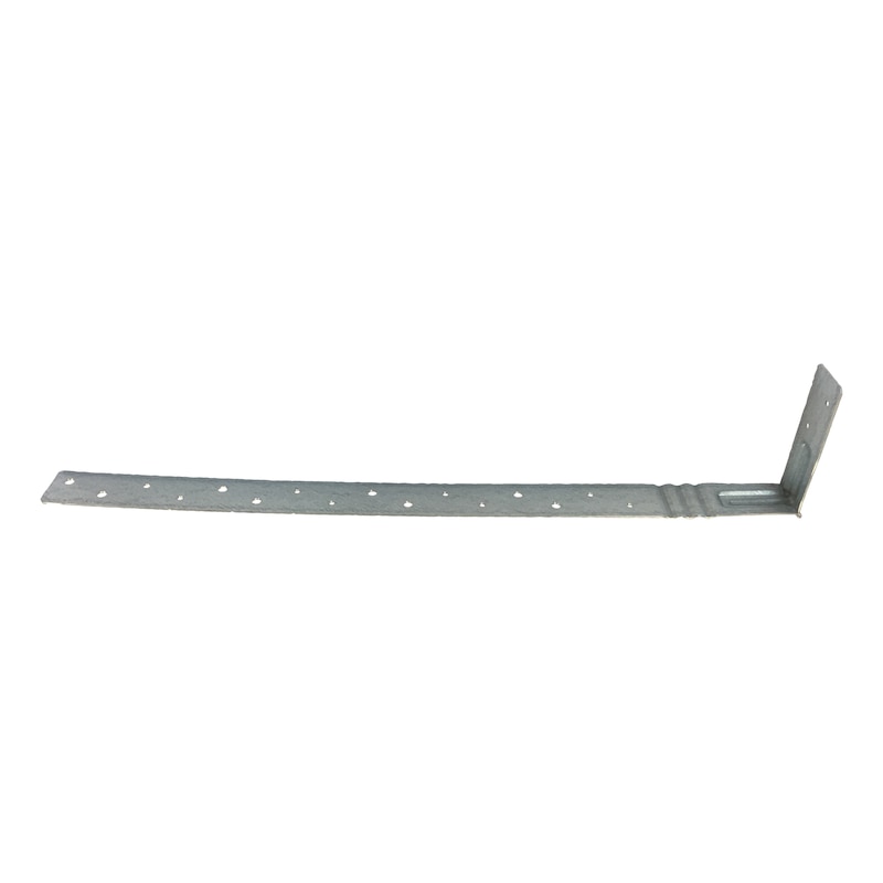 Buy Angle bracket steel zinc ptd. with flexible ribs online