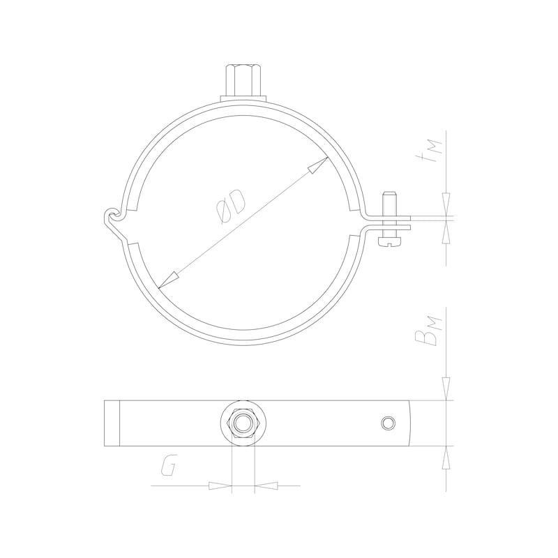 Buy TIPP® Aero ventilation pipe clamp (0543830250) | WÜRTH