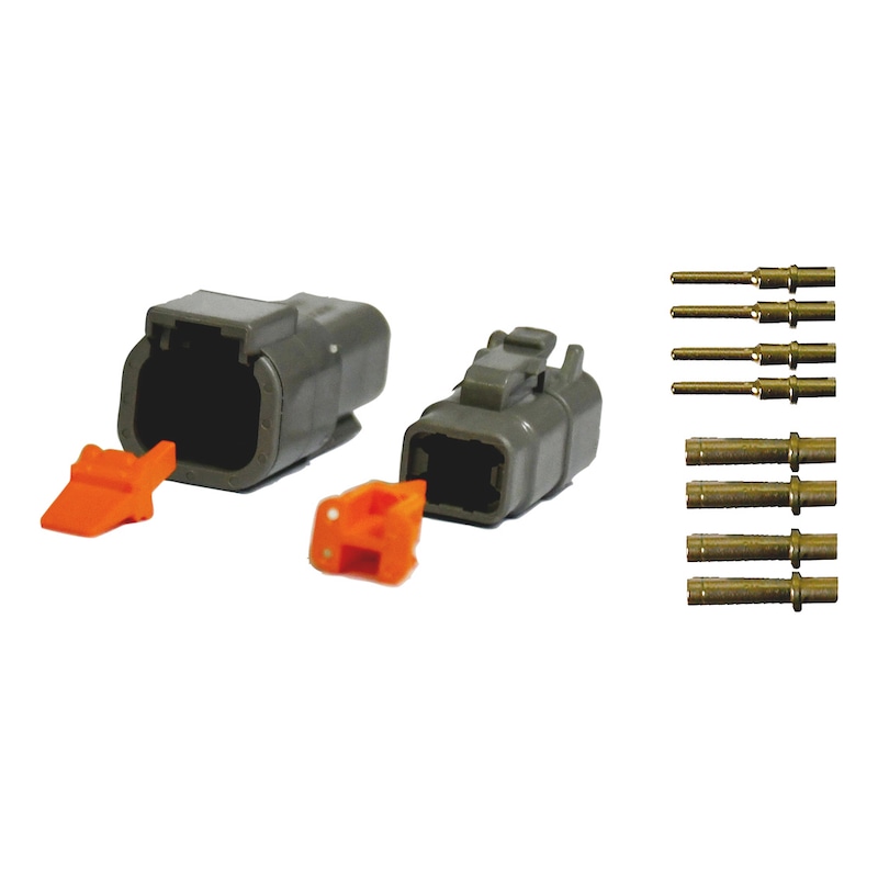 Buy Socket-plug Deutsch DT Mini set, 4-pin, 12pcs. online