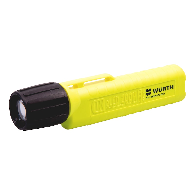 Lampe torche LED 4AA Z0 - ATEX - jaune fluo | WURTH