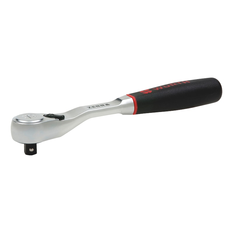 Koop Omschakelratel met hefboom 1/4 inch, m. stofbesch.