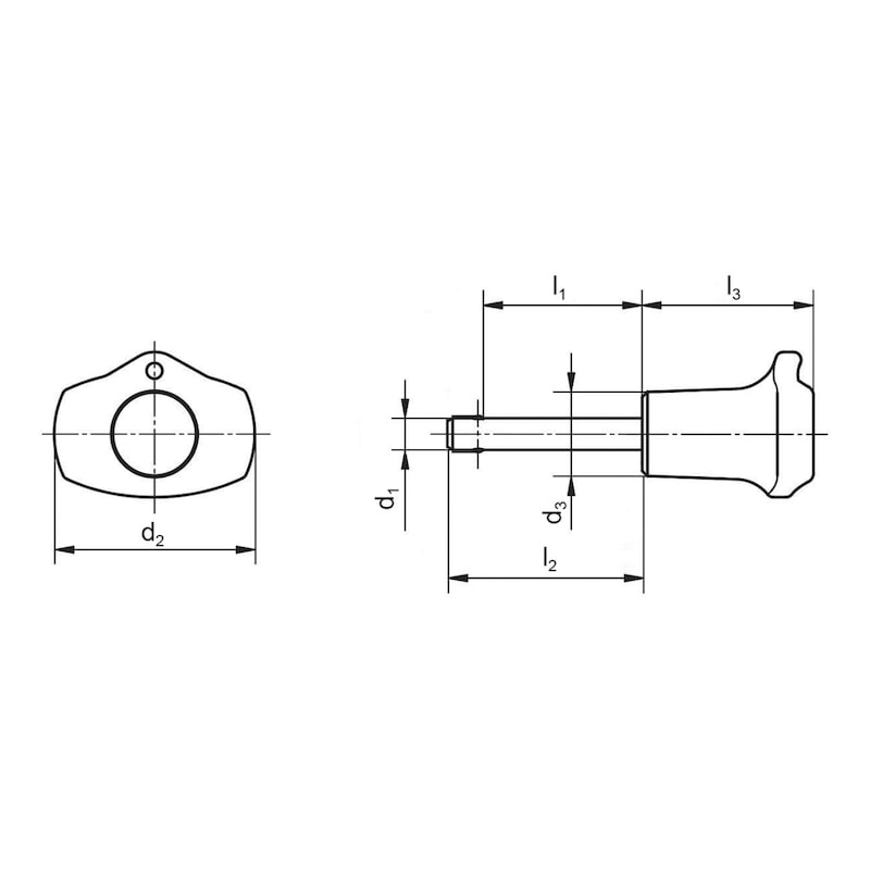 Buy Ball lock pin, self-locking, stainless steel online