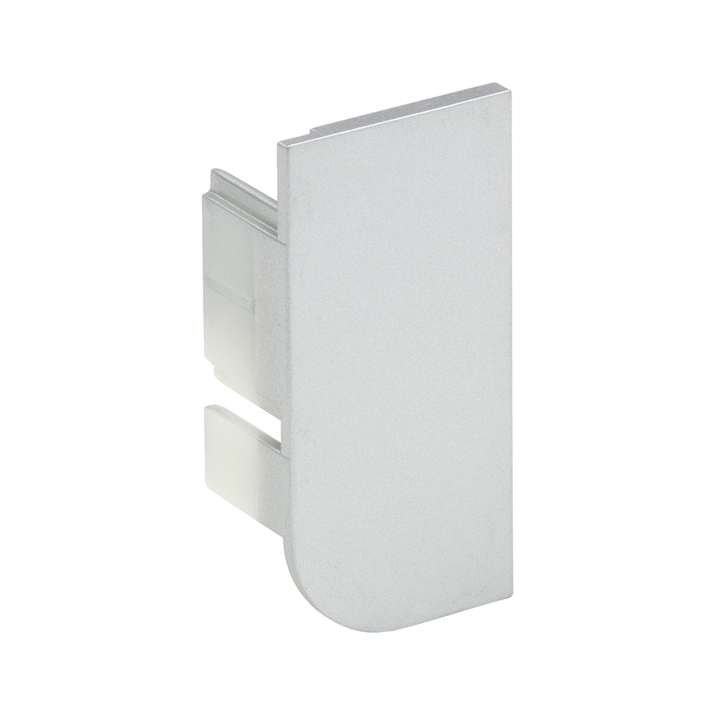 Buy End cap for aluminium recessed handle, L shape, closed, horizontal ...