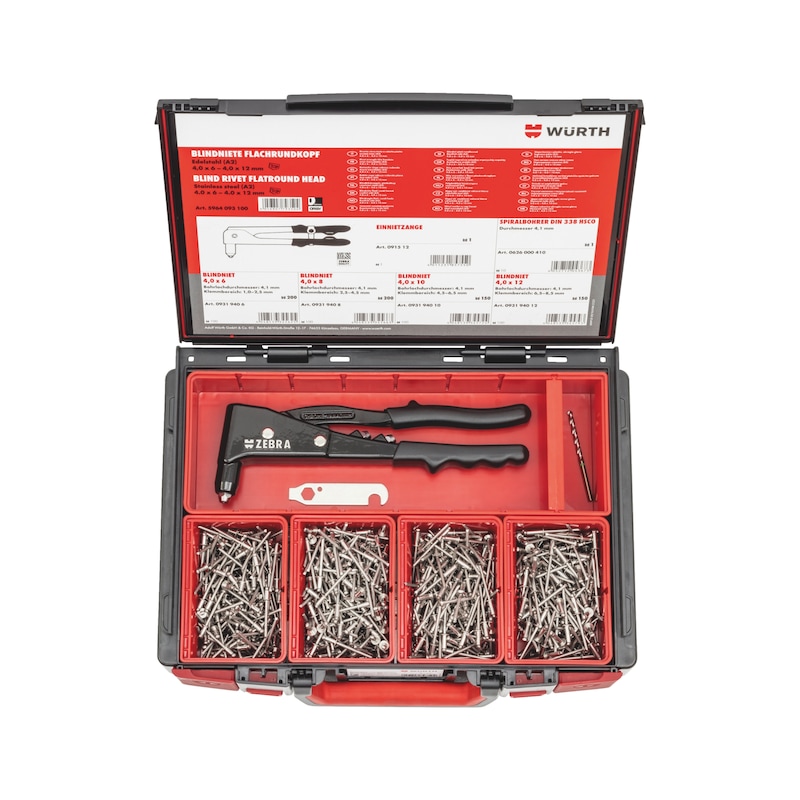 Buy Blind rivet assortment/set online | WÜRTH