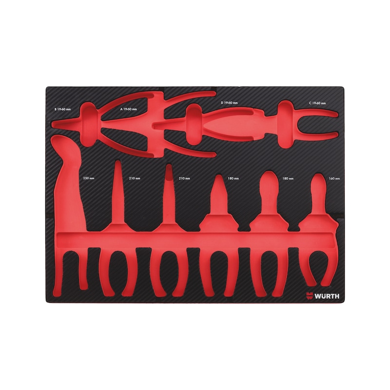 System insert pliers set 8.4.1, 10 pcs.