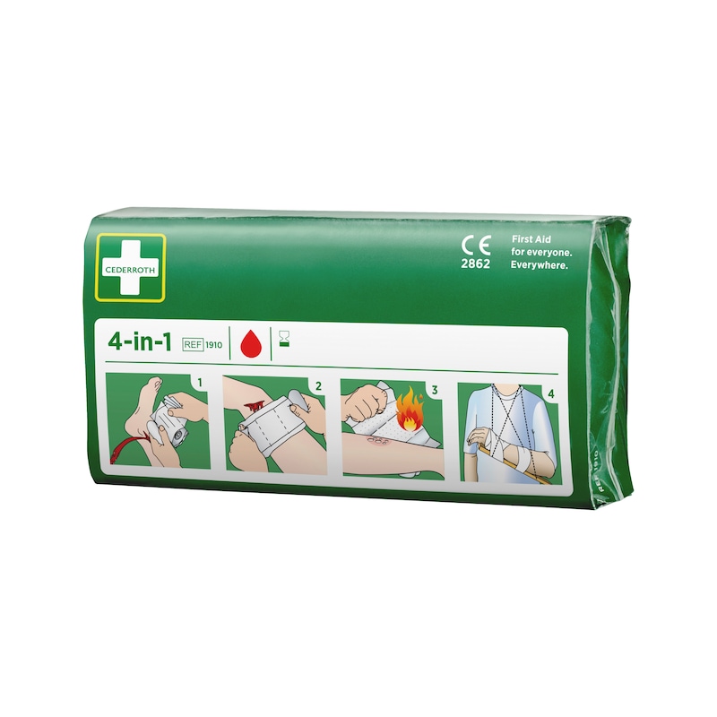 Wound compress Cederroth 4in1 from eShop