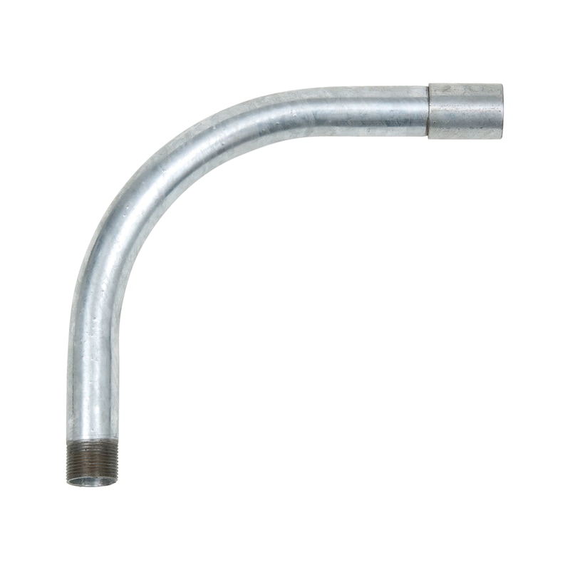 Buy Threaded conduit elbow steel armoured pipe hdg 90° online