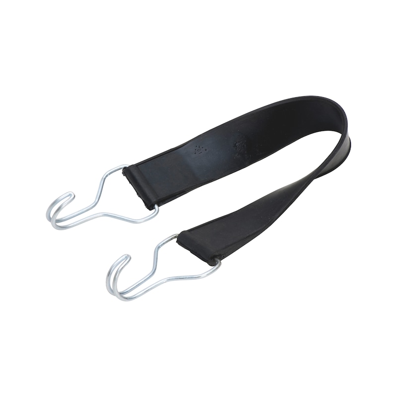 Sangle caoutchouc avec crochets pour arrimage de charges | WURTH