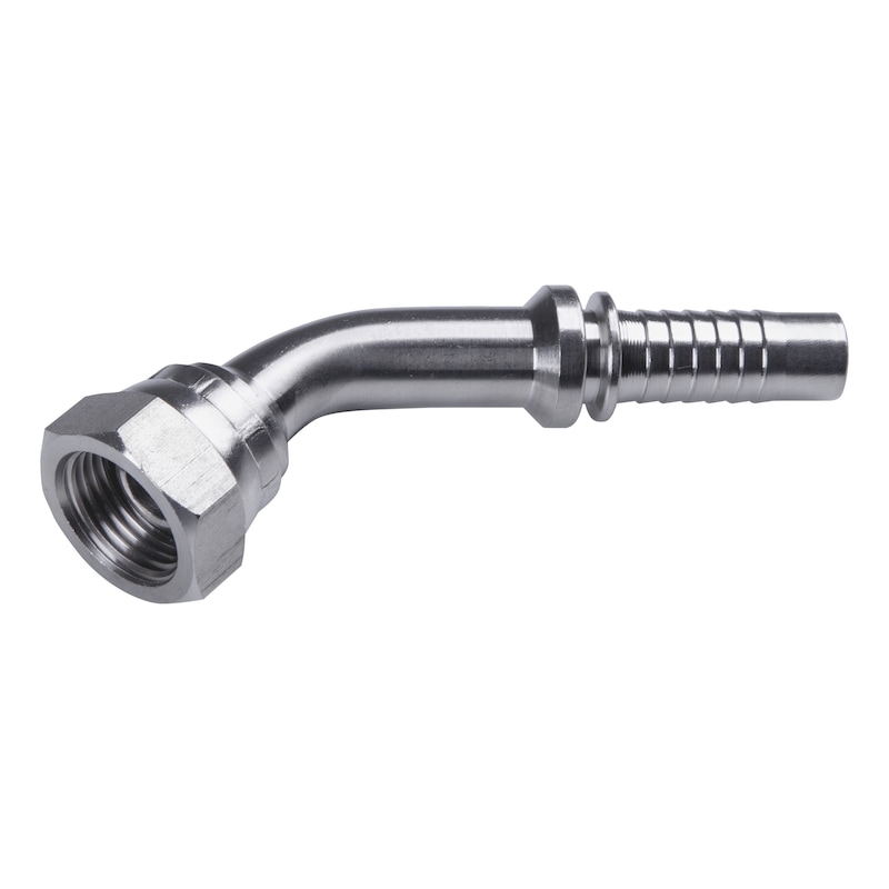 BSP A4 bent single connector 45°, internal cone from eShop