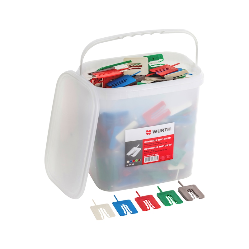 Abstandsmontageclip Sortiment/Set online kaufen | WÜRTH