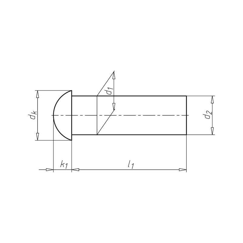 Buy DIN 124 steel plain online