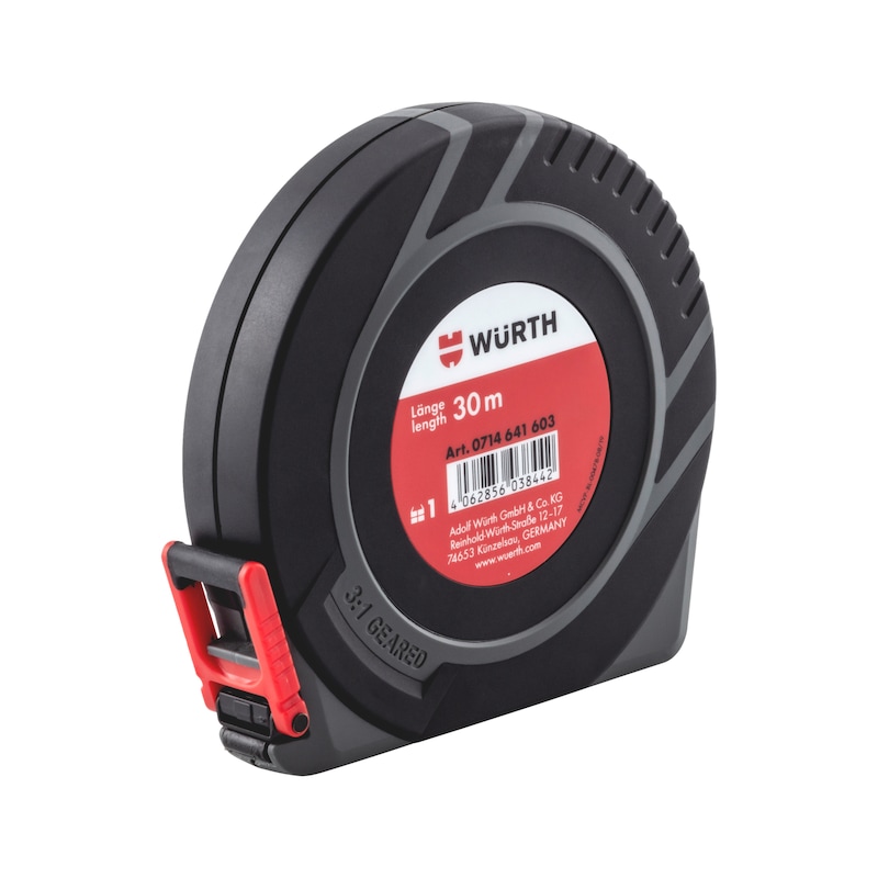 Buy Steel enclosed tape measure with 3:1 crank ratio for retracting the ...