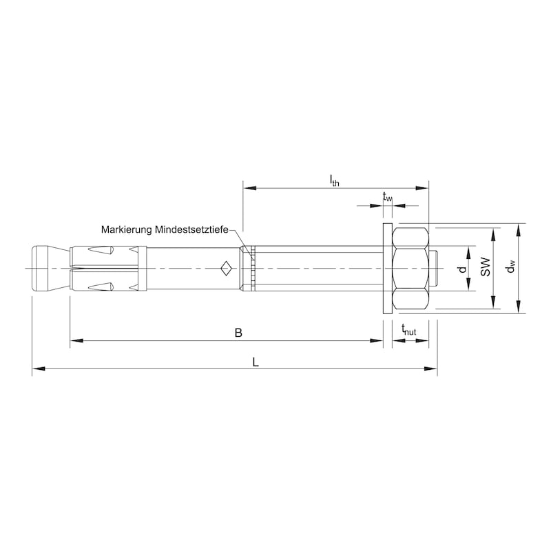 Goujon d'ancrage W-FAZ-Pro pour béton - haute performance | WURTH