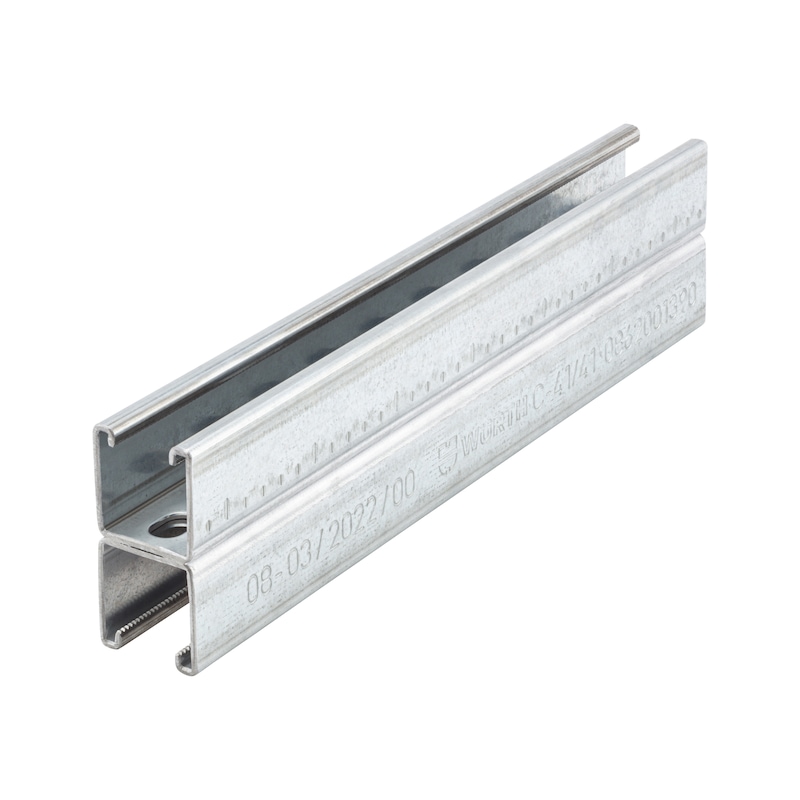 Acheter Double rail en C VARIFIX 41/82 acier galvanisé à chaud