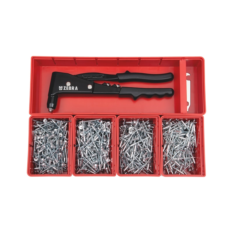 Koop Blind rivet stand. dome hd alu/steel 701 pcs SOKO