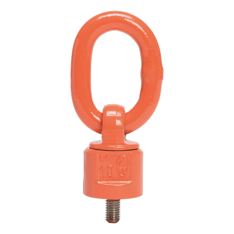 Draaibaar hijsoog, staal, GK10