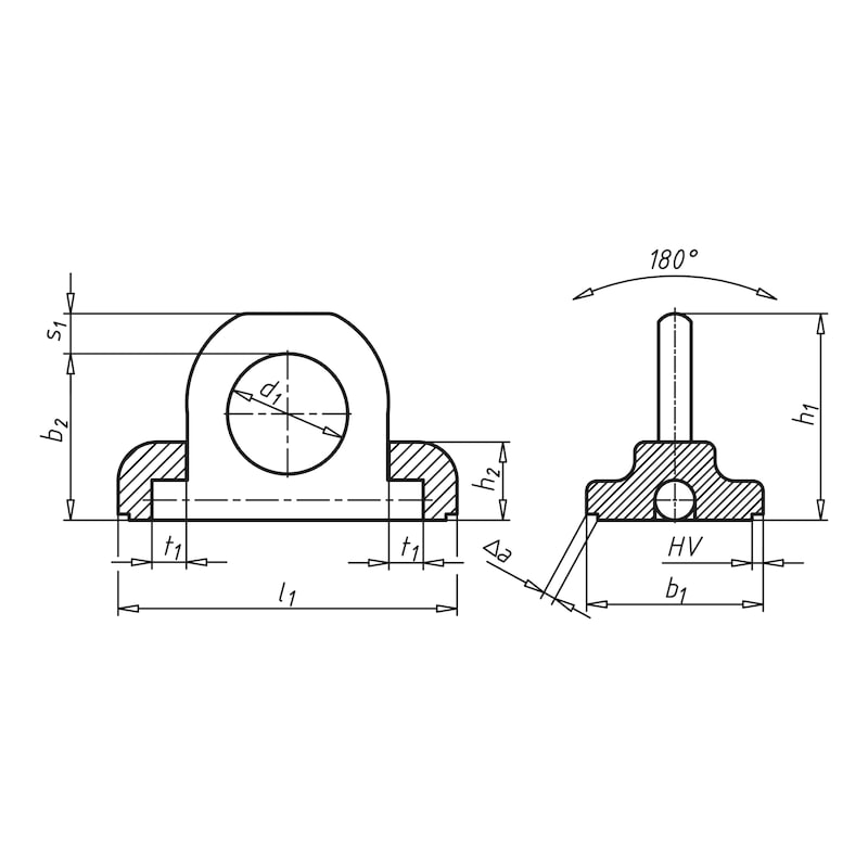 Buy Ring eyelet plain steel weld-on online
