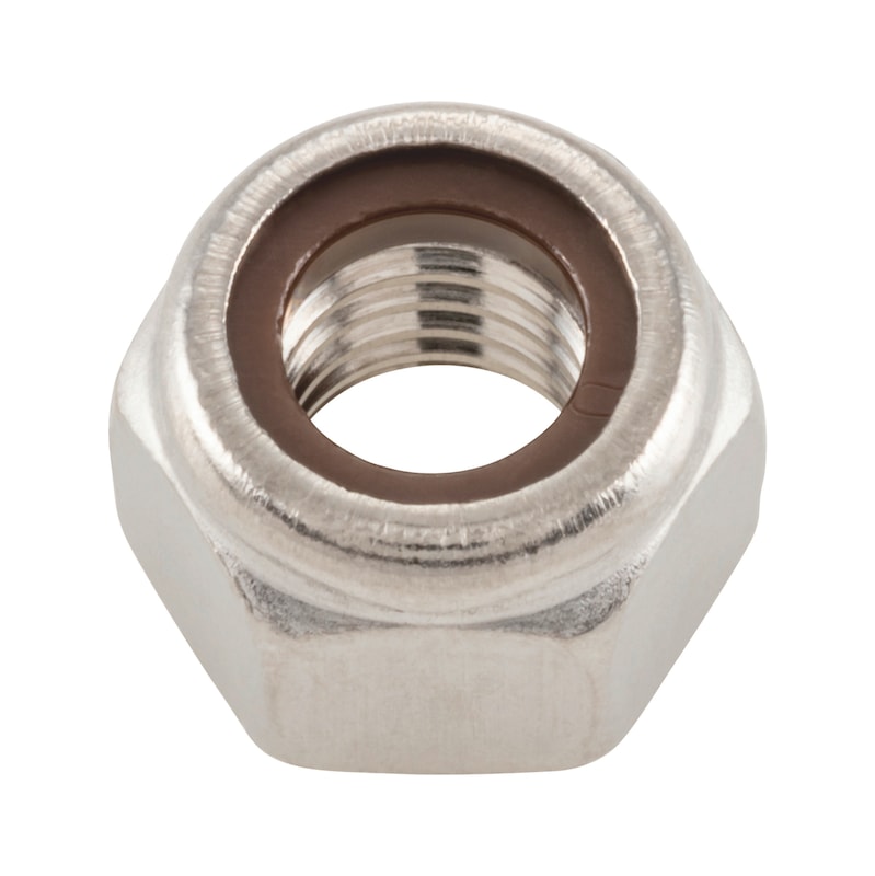Buy ISO 7040 steel 10 zinc plated with brown ring online