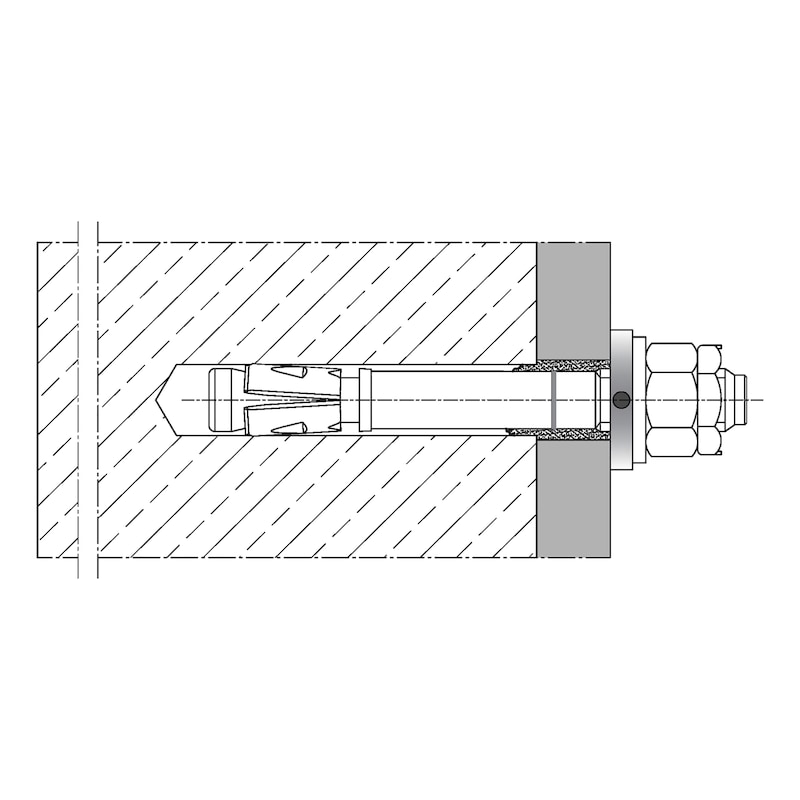 Fixanker W-FAZ PRO Dynamic Stahl verzinkt | Würth
