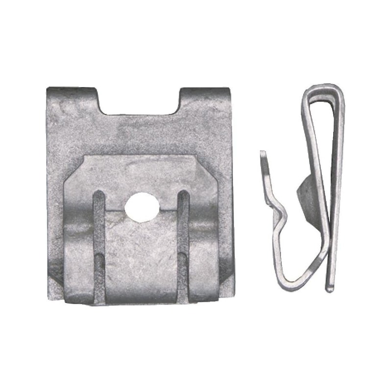 Clips écrous pour vis type 11 sur bord de tôle - carrosserie véhicule ...