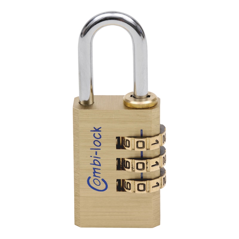 Cadenas Combi-Lock à code réglable 3/4 chiffres | WURTH
