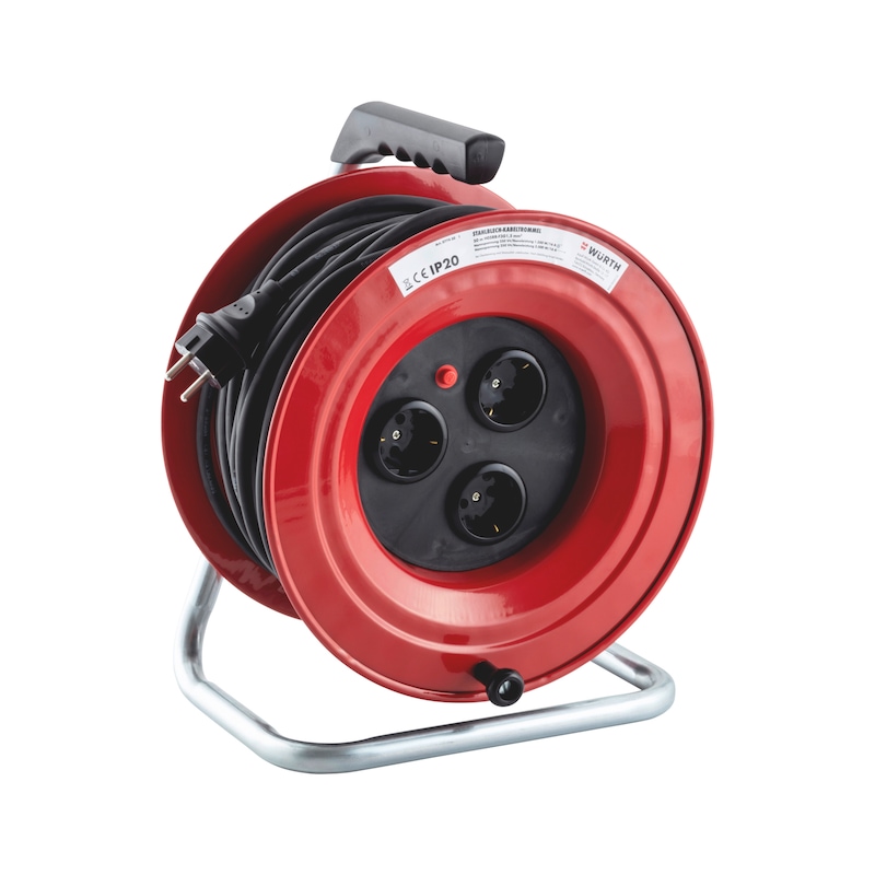 Buy Sheet steel cable reel H05RR-F 3G 1.5 mm² online | WÜRTH