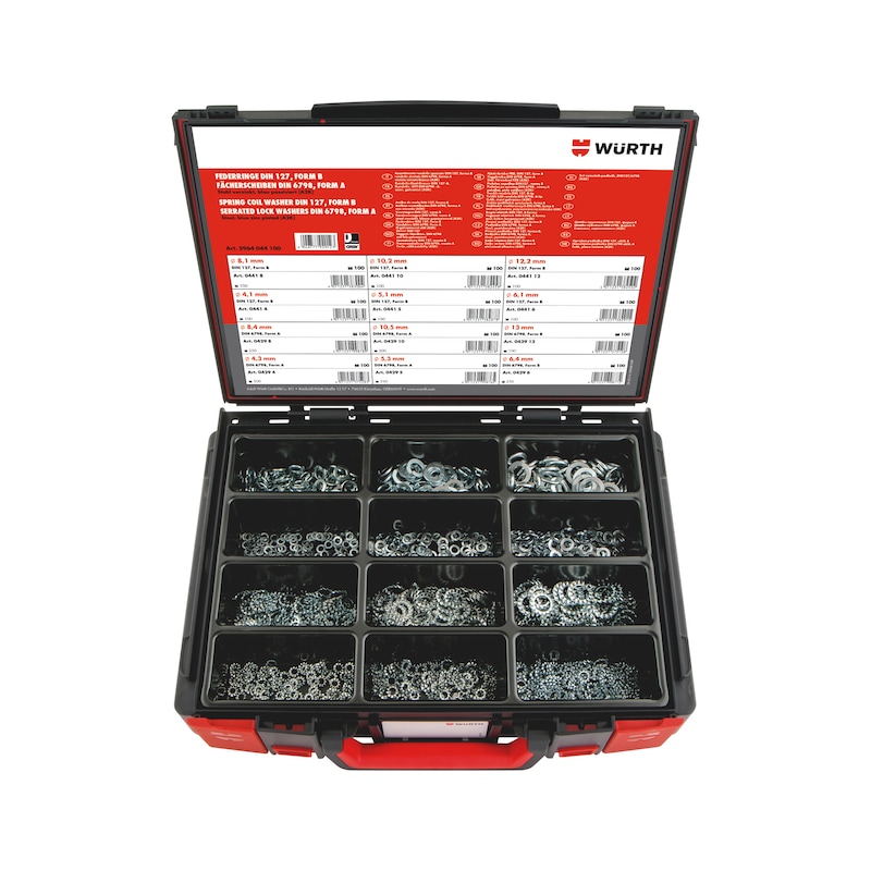 Buy DIN 127/6798 steel zinc plated 1200 pieces Sysko online